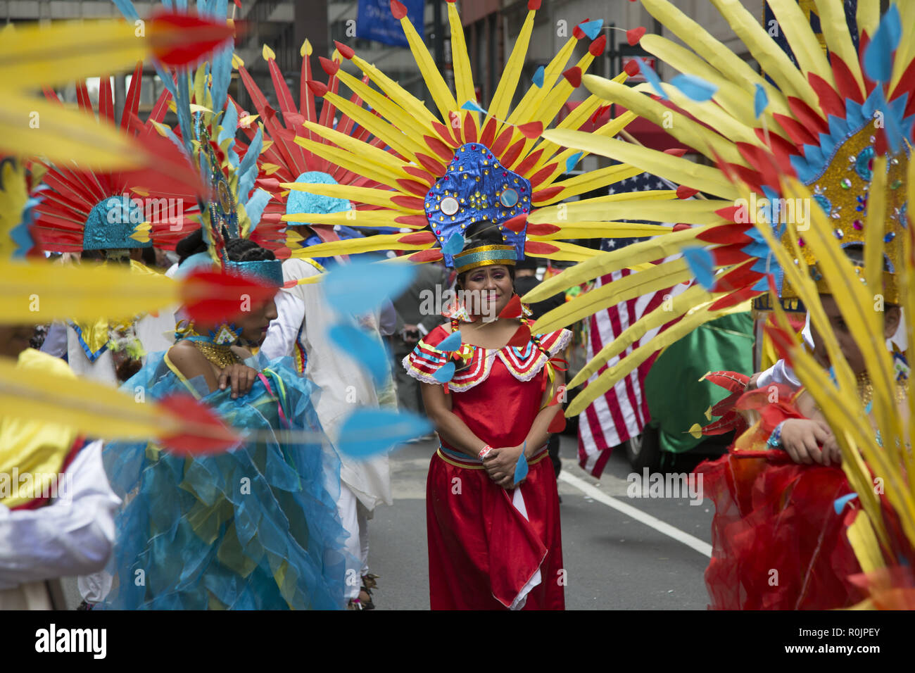 2018 Hispanic Day Parade on 5th Avenue in New York City Stock Photo - Alamy