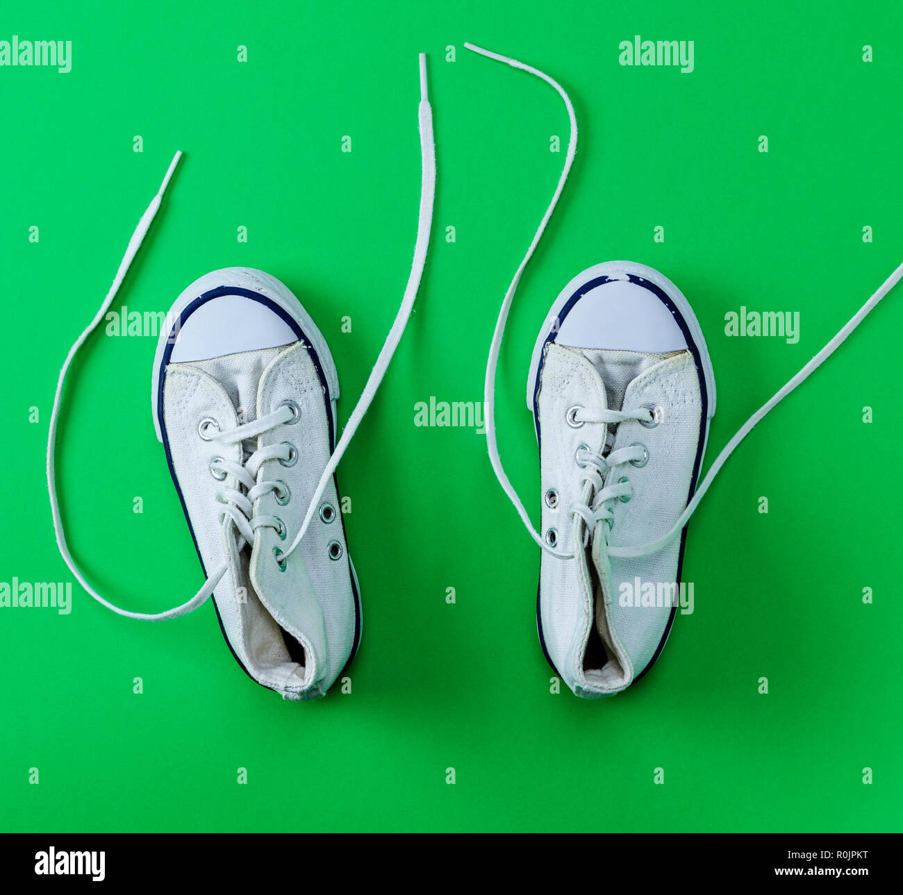 Laces untied hi-res stock photography and images - Alamy