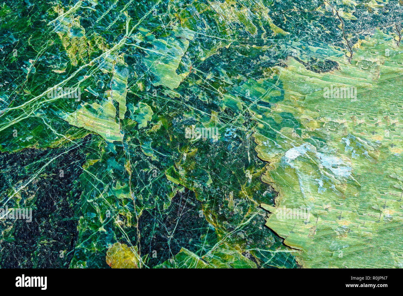 Serpentine mineral rock sample hi-res stock photography and images - Alamy