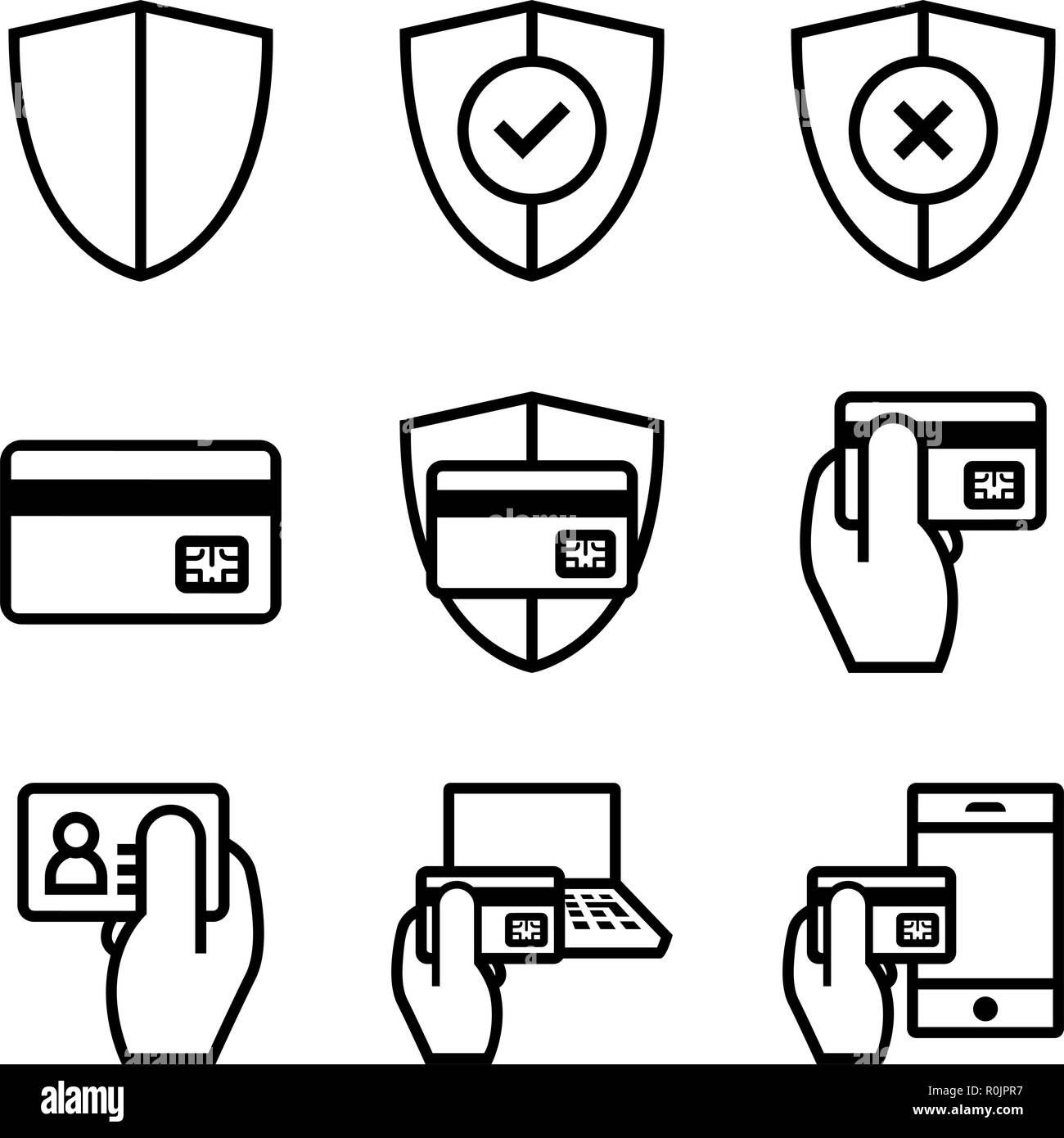 Secure internet success Stock Vector Images - Alamy