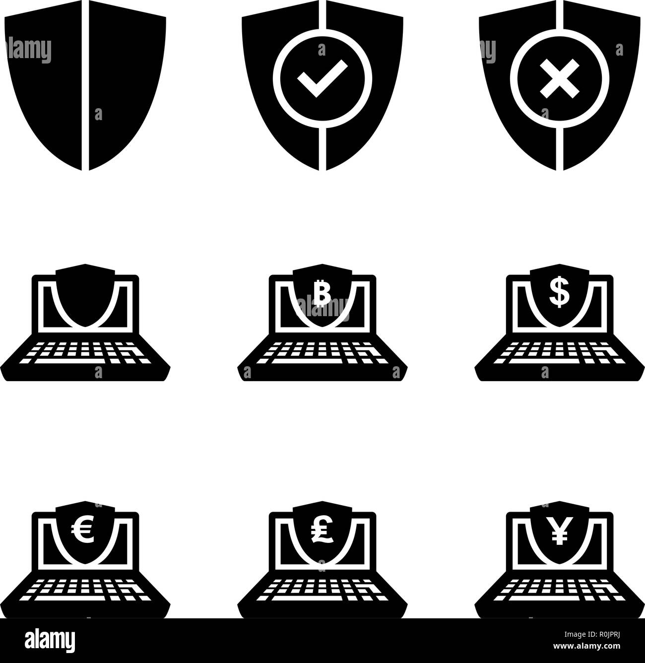 Digital transactions icons Stock Vector Images - Alamy