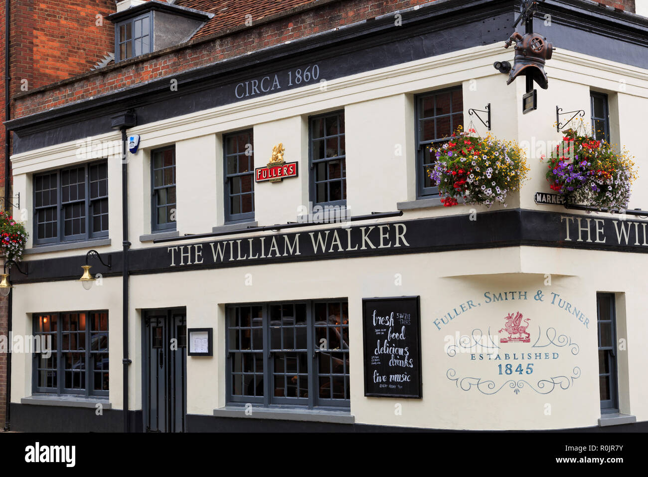 William Walker Pub, Market Street, Winchester, Hampshire, England ...