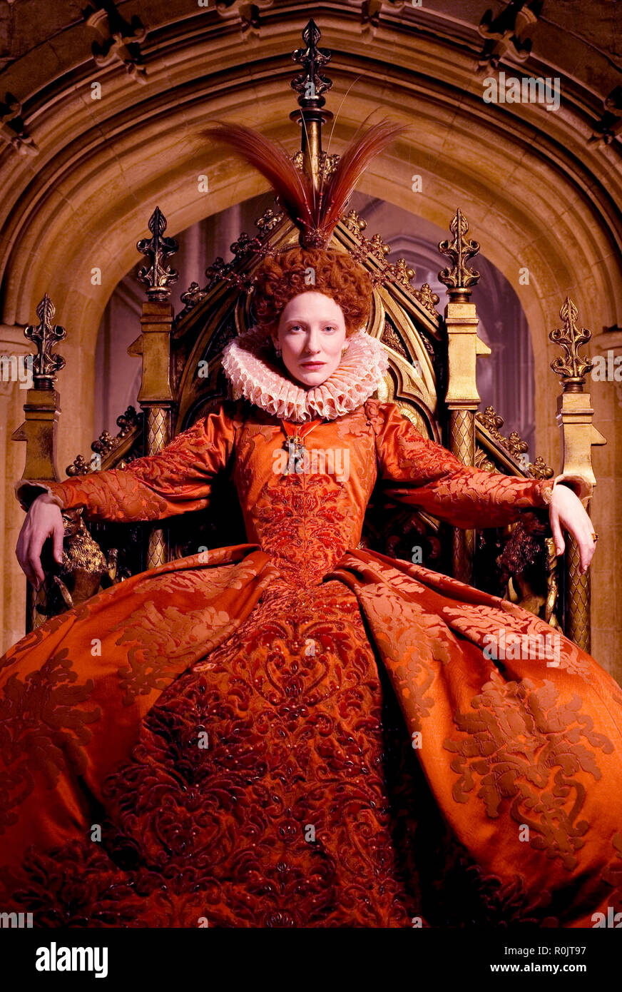 Cate blanchett as queen elizabeth i film title elizabeth hi-res stock ...