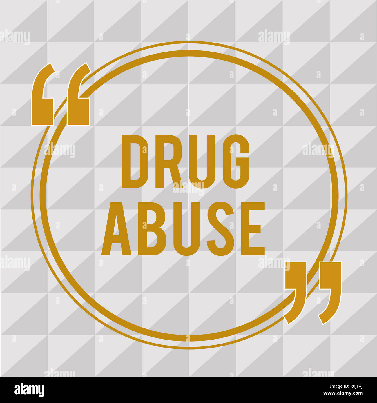 Handwriting text Drug Abuse. Concept meaning Compulsive drug seeking ...