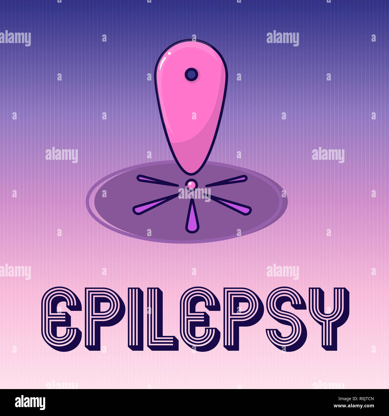 Handwriting text writing Epilepsy. Concept meaning Fourth most common ...