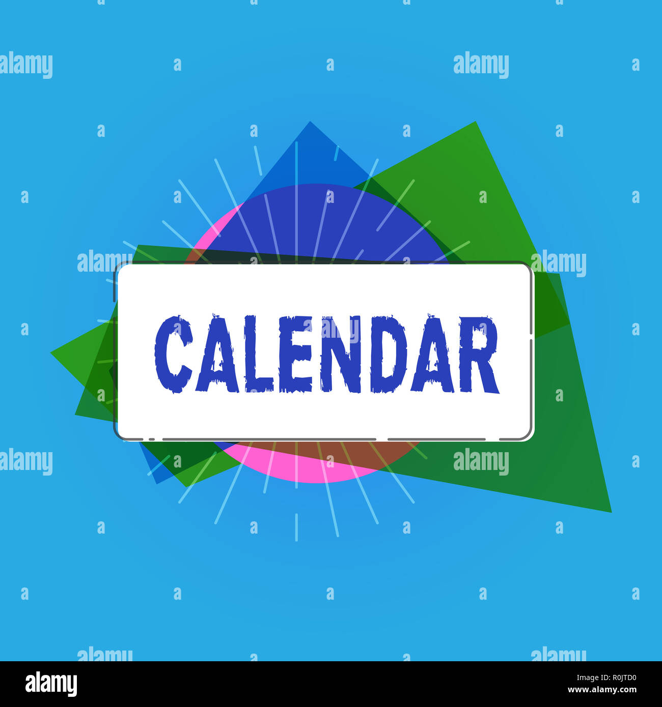 Writing note showing Calendar. Business photo showcasing Pages showing ...