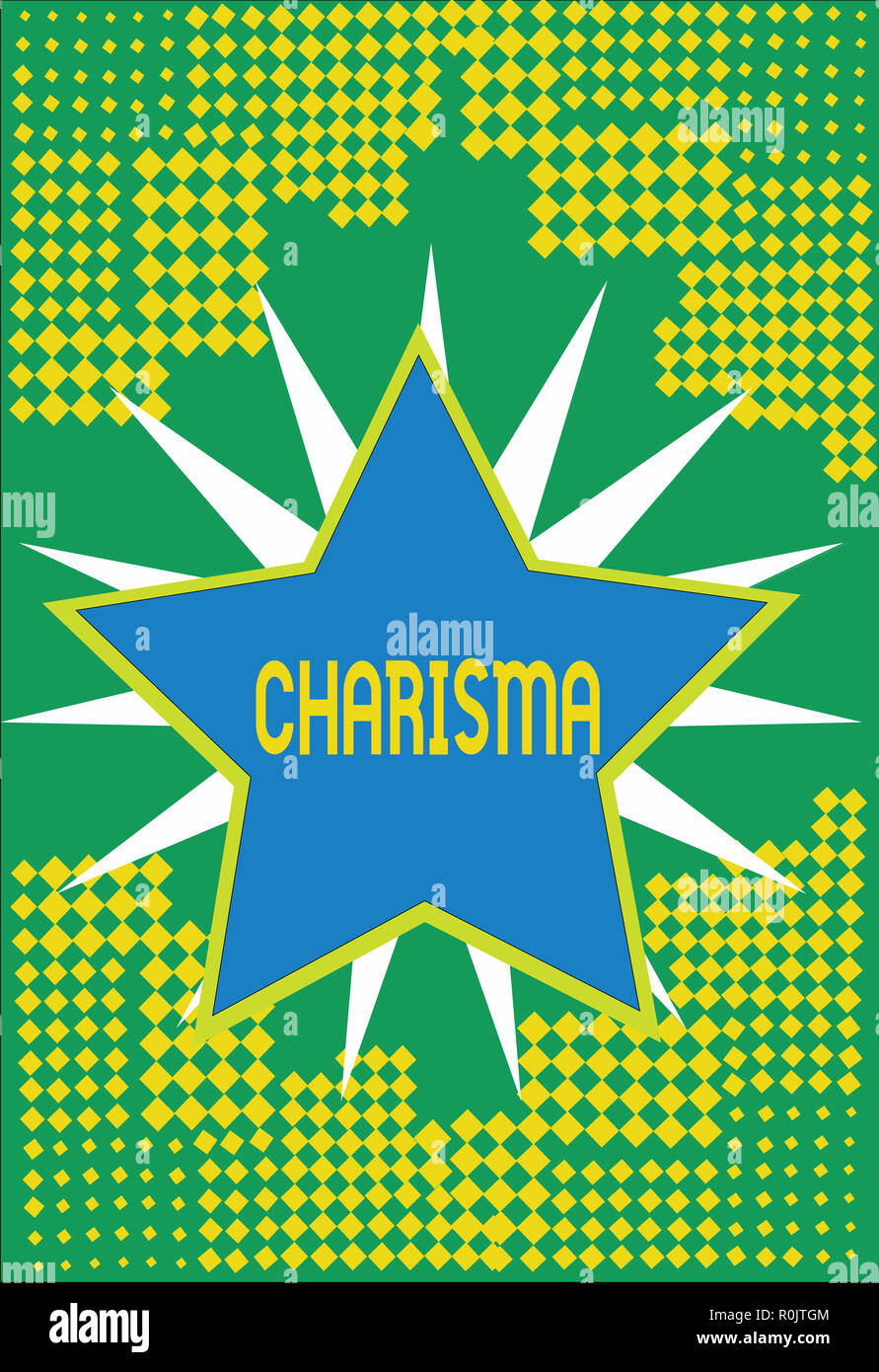 Text sign showing Charisma. Conceptual photo compelling attractiveness ...