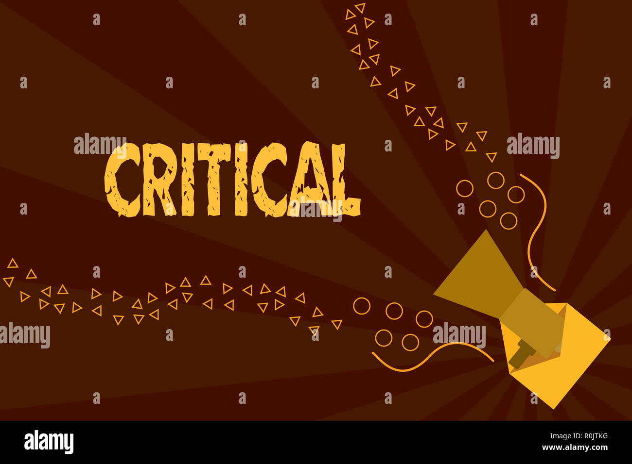 Text sign showing Critical. Conceptual photo expressing adverse ...