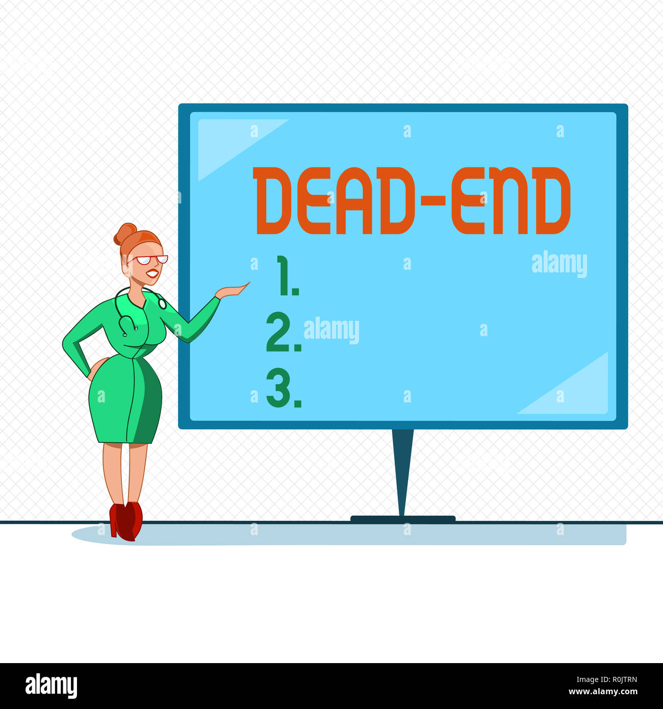 Railroad dead end Cut Out Stock Images & Pictures - Alamy