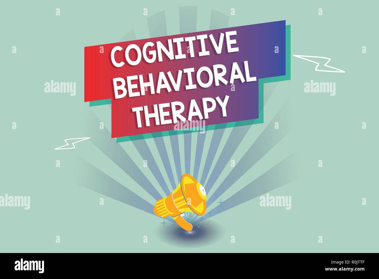Text sign showing Cognitive Behavioral Therapy. Conceptual photo ...