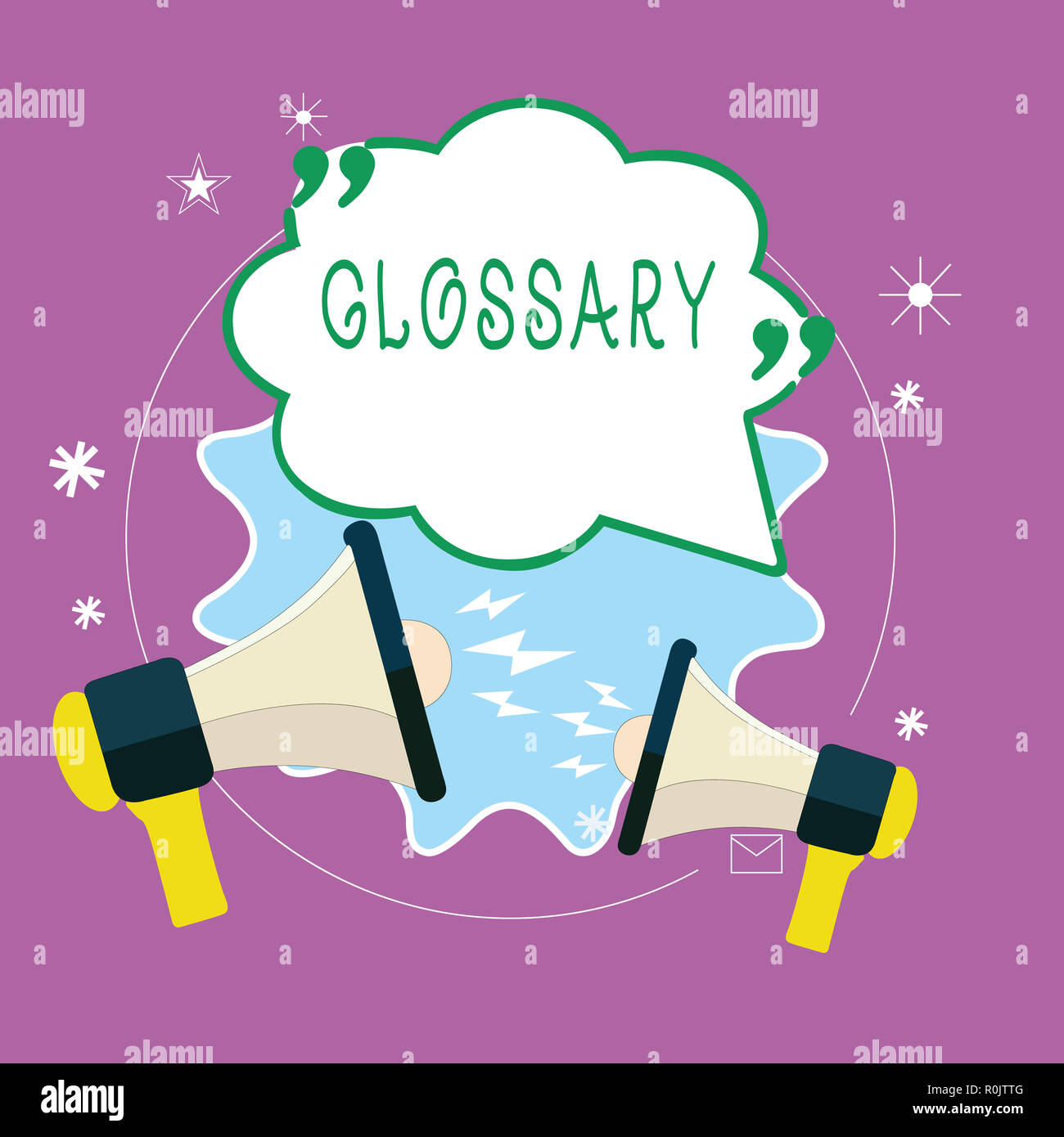 Handwriting text writing Glossary. Concept meaning alphabetical list of ...