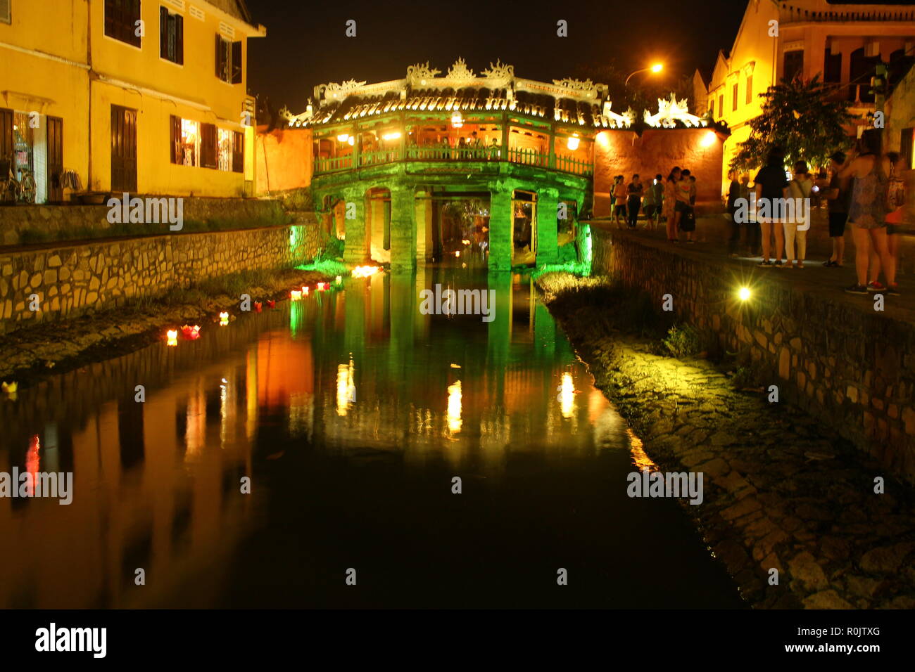 HOI AN BRIDGE PAGODA Stock Photo - Alamy