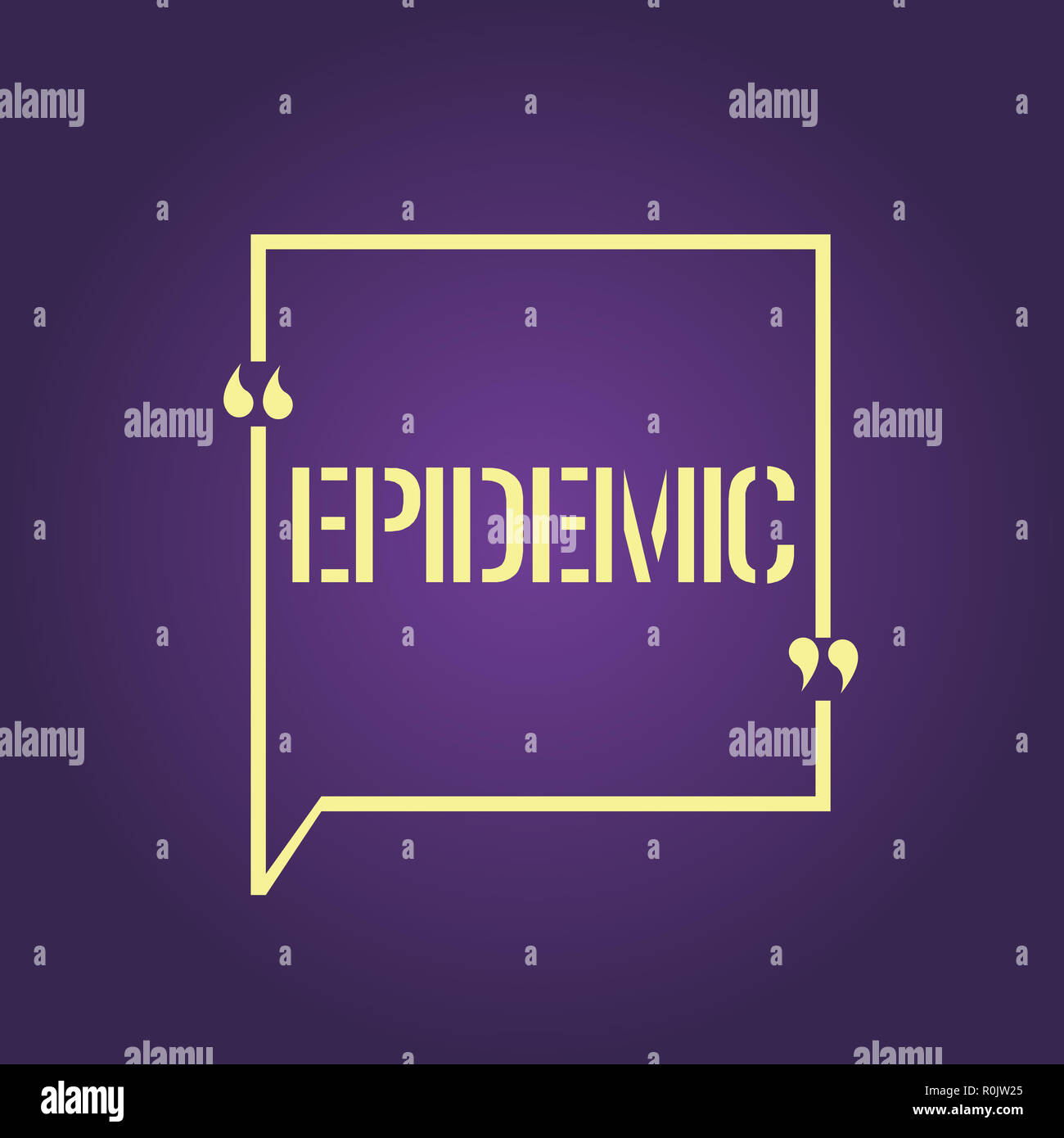 Text sign showing Epidemic. Conceptual photo Widespread occurrence of ...