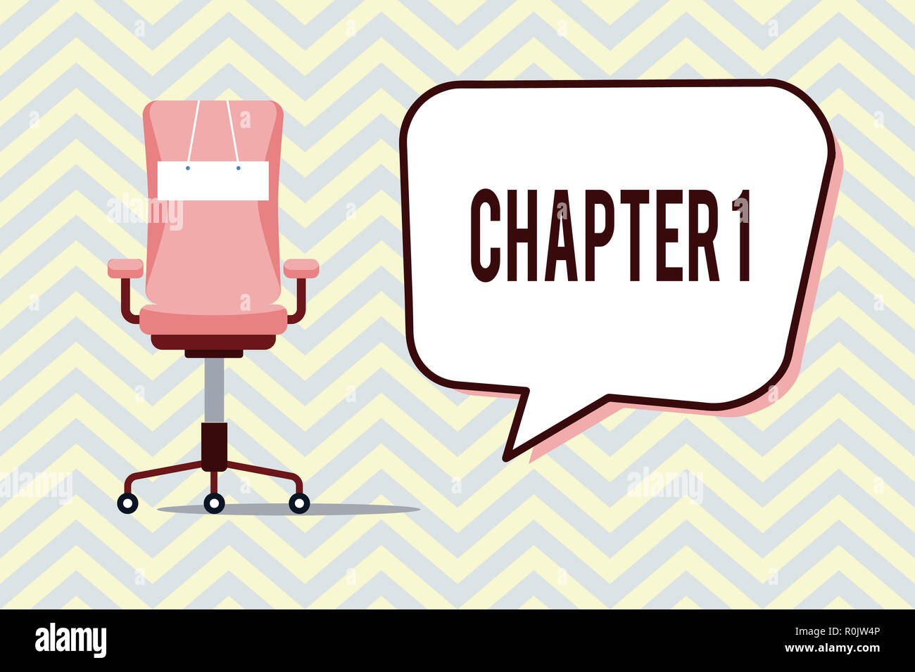 Text sign showing Chapter 1. Conceptual photo Start od book project ...