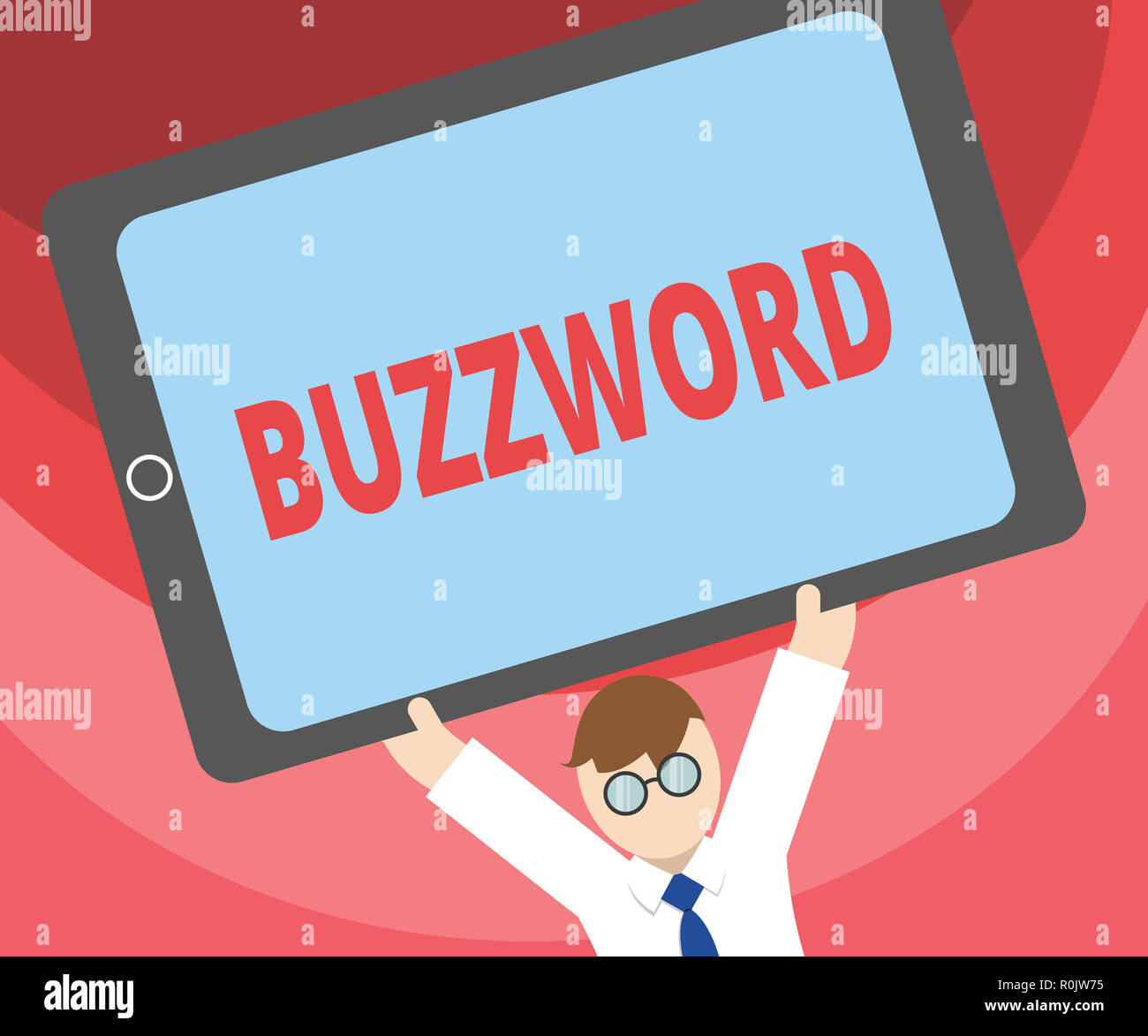 Handwriting text writing Buzzword. Concept meaning Fashionable word ...