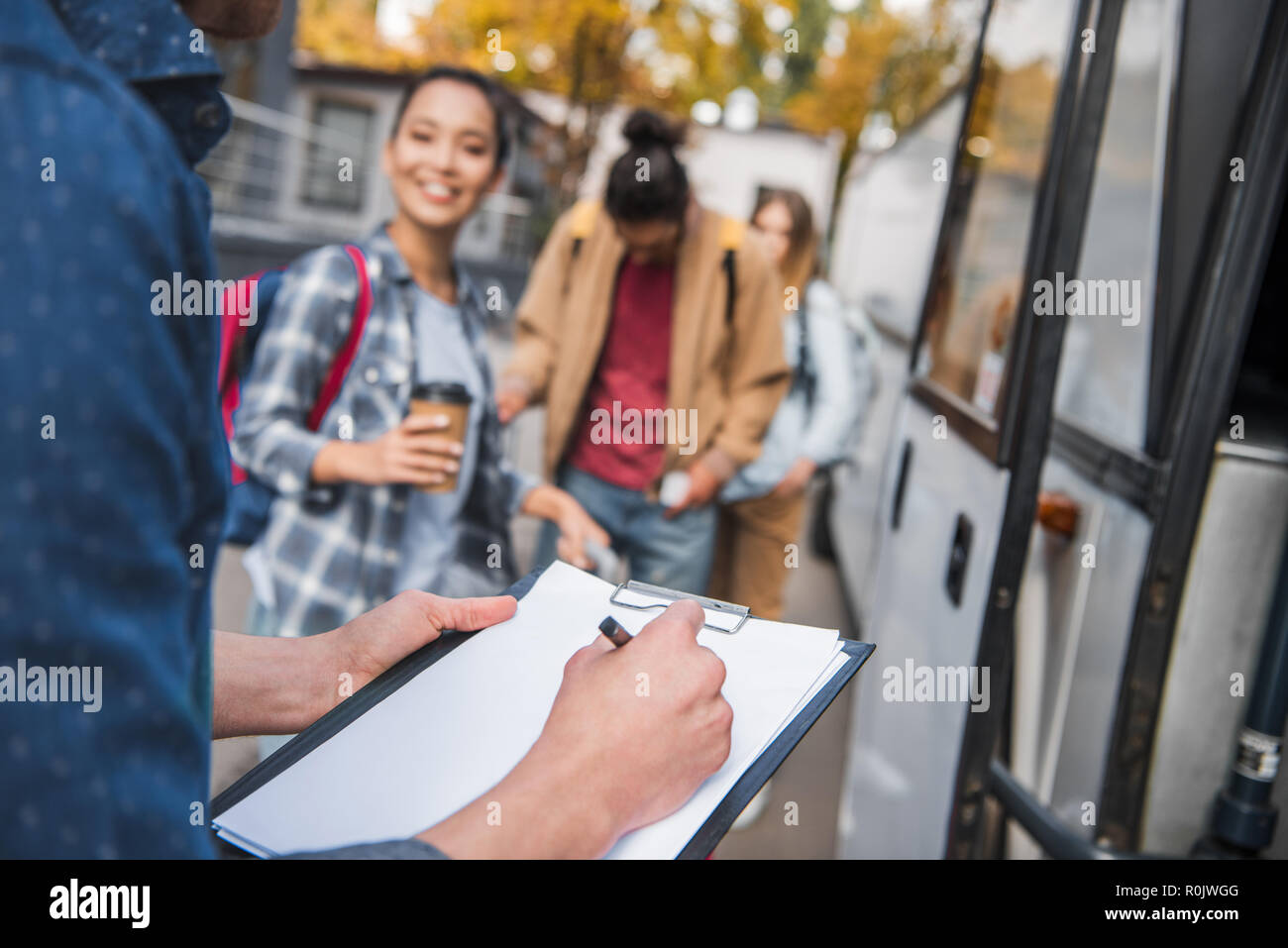 Bus dispatcher hi-res stock photography and images - Alamy