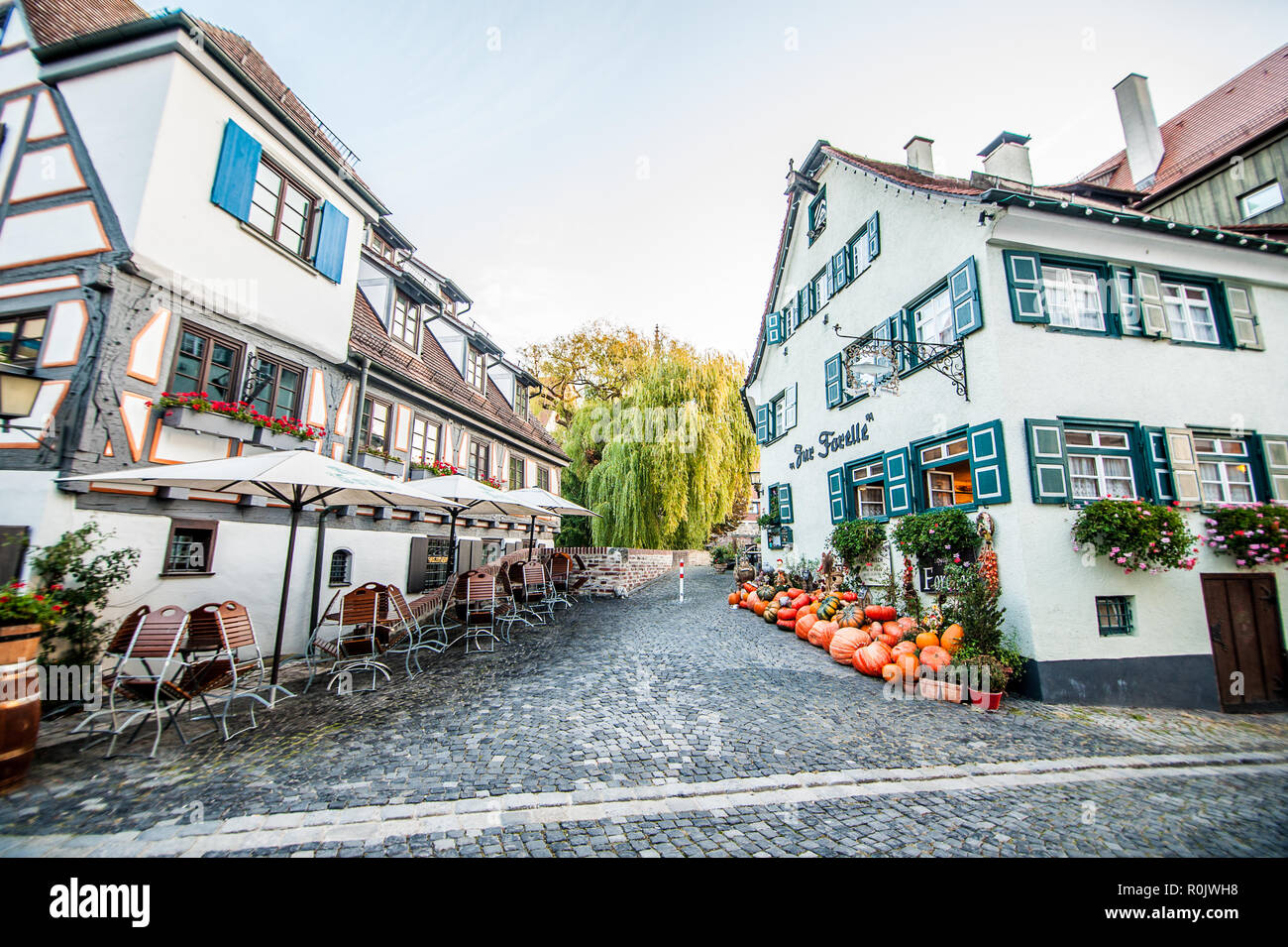 Panorama view of Ulm city center, Germany Stock Photo - Alamy