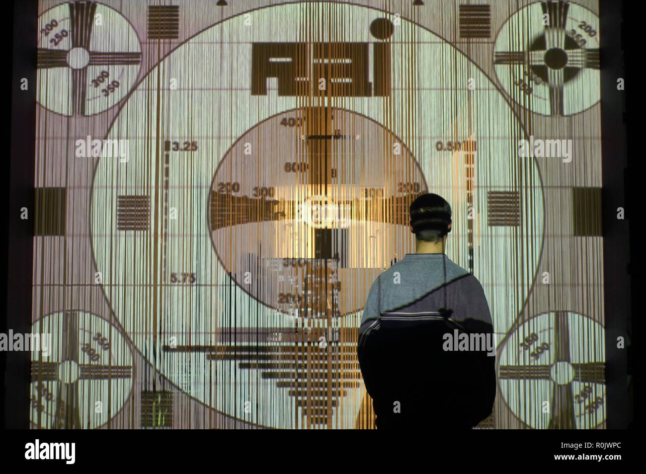 Old television test pattern hi-res stock photography and images - Alamy