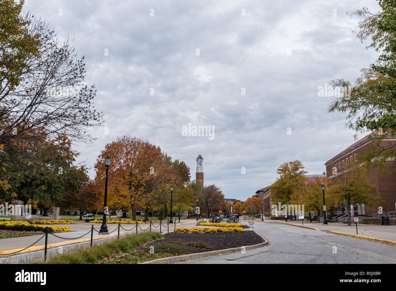 Purdue University campus in the fall, West Lafayette, Indiana Stock ...