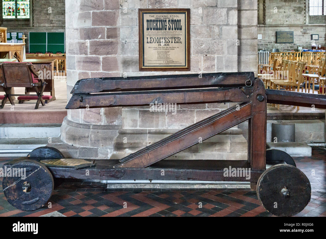 Ducking stool punishment hi-res stock photography and images - Alamy
