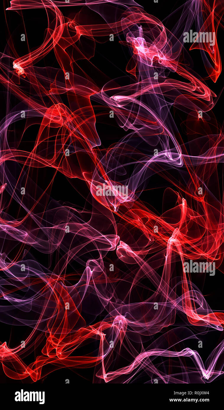 Wallpaper of a red and violet abstract lines Stock Photo - Alamy