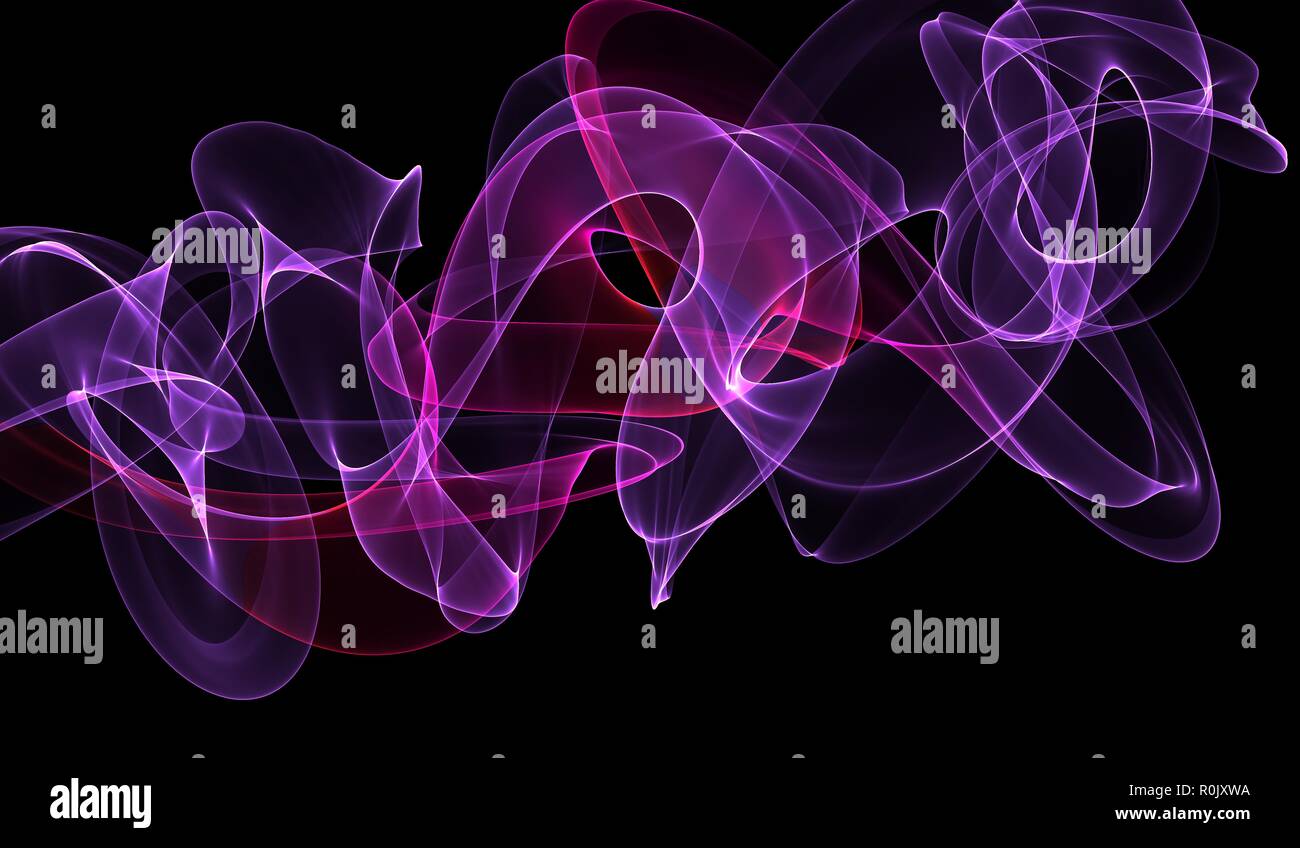 Violet lines on black wallpaper Stock Photo - Alamy