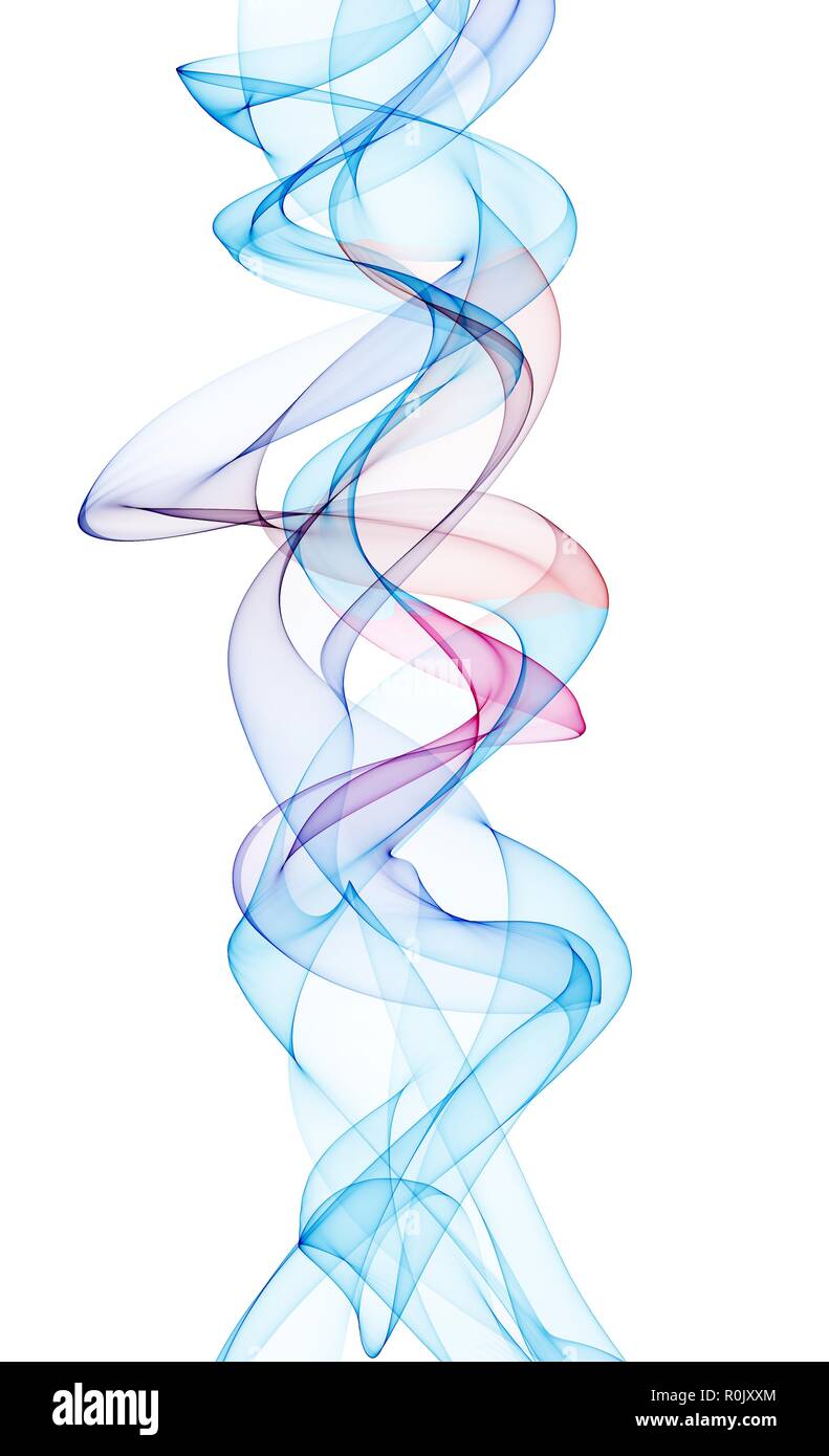 Gradient ink in water on white Stock Photo - Alamy