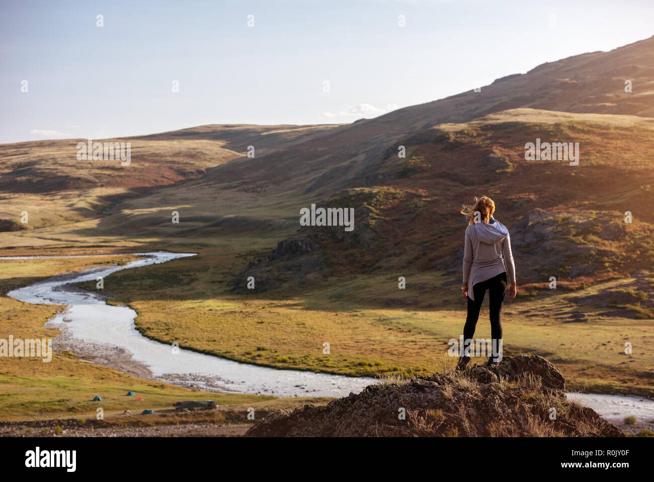Lady stands hi-res stock photography and images - Alamy