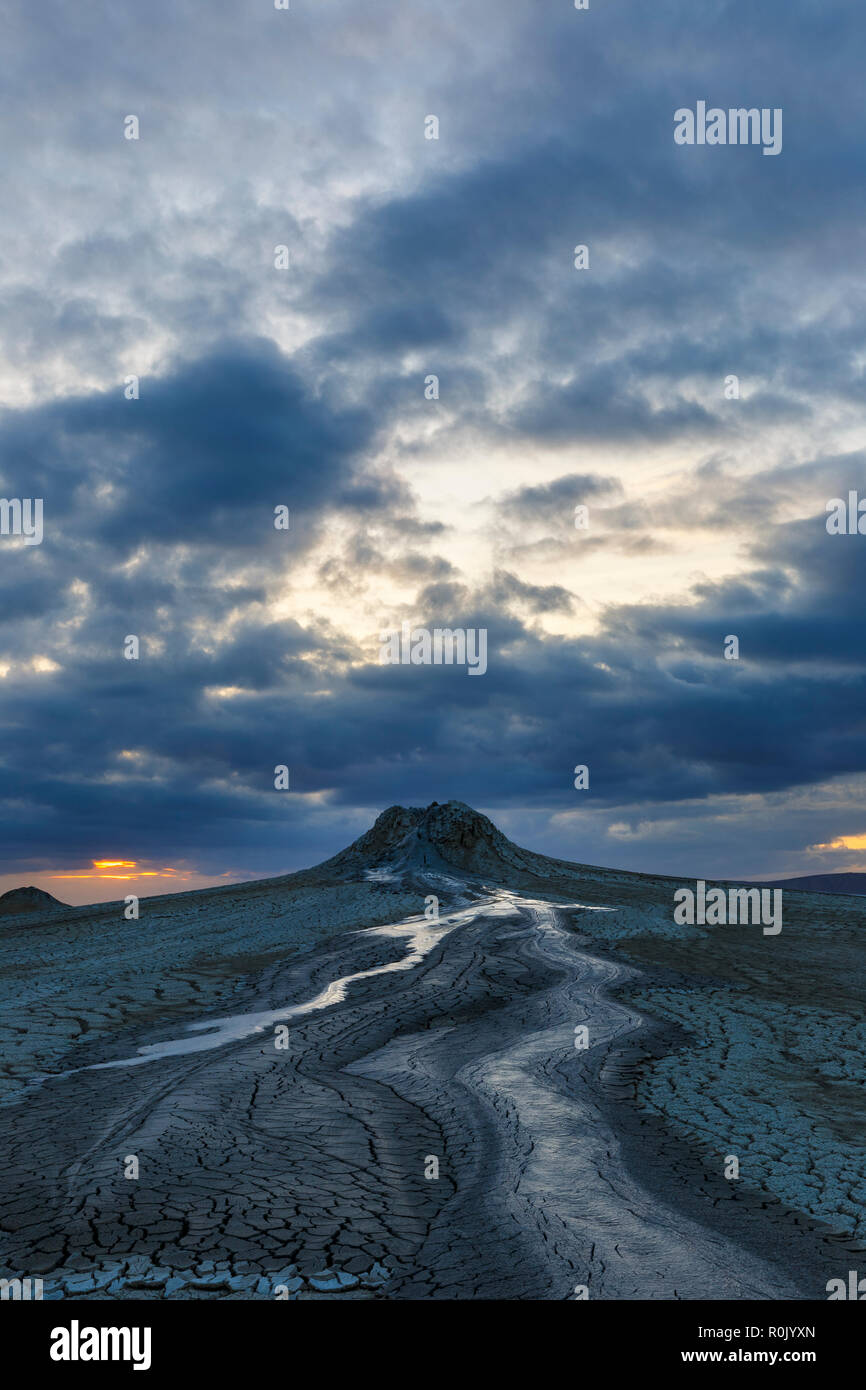 Wallpaper mud volcano hi-res stock photography and images - Alamy