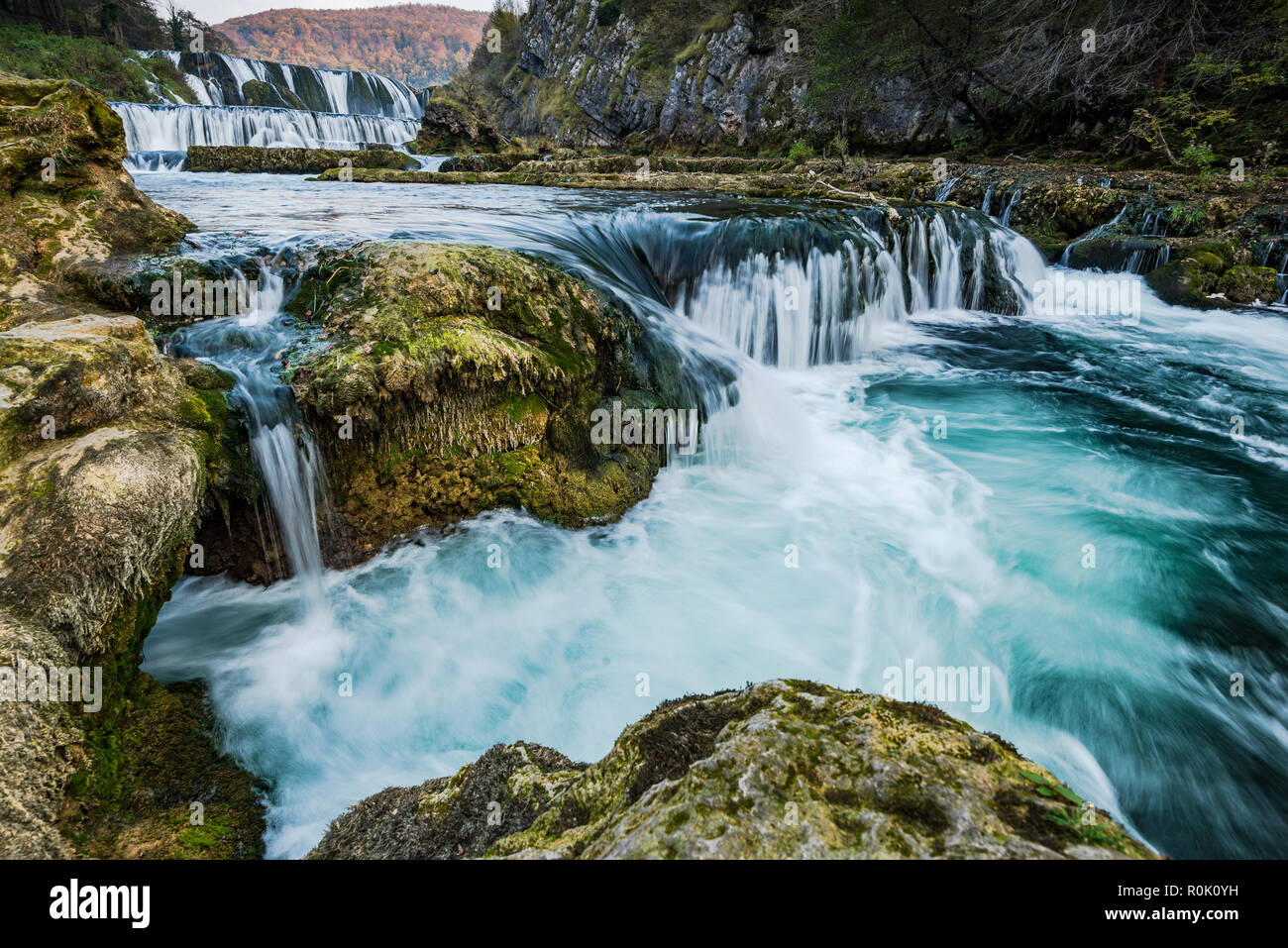 Beautiful Strbacki buk waterfall in Una Park,Bosnia and Herzegovina ...