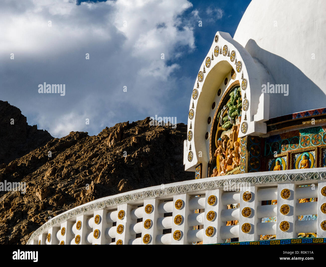 Shanti Stupa in Leh, a japanese gift to Ladakh to commemorate 2500 ...