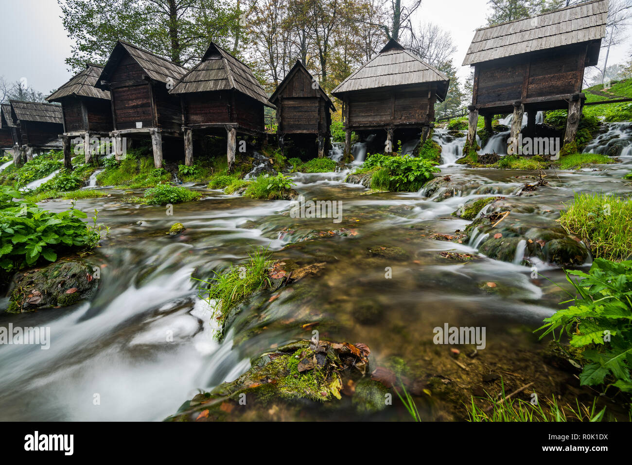 Watermills of Jajce, Bosnia and Herzegovina Stock Photo - Alamy
