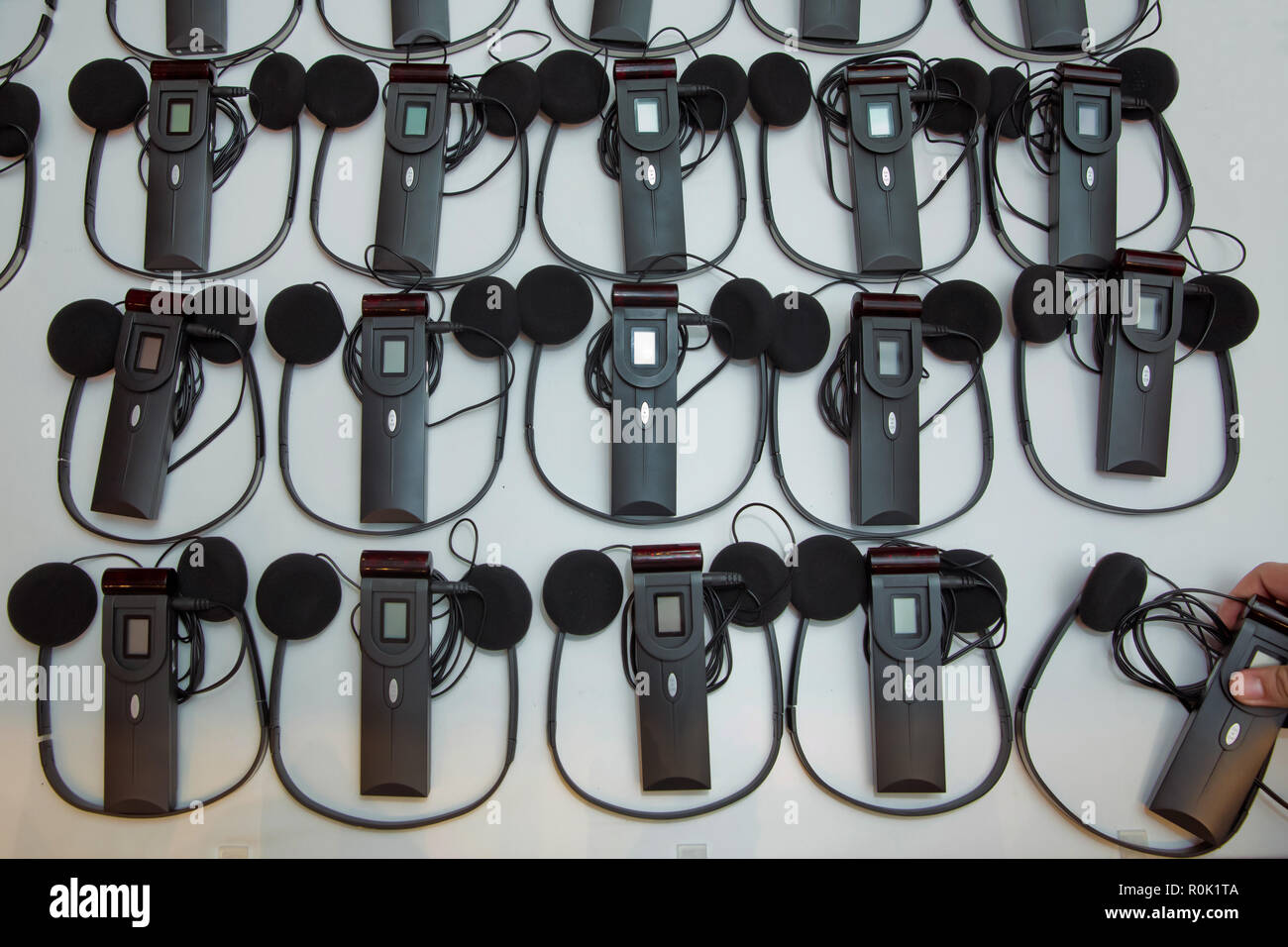 Translation equipment hi-res stock photography and images - Alamy