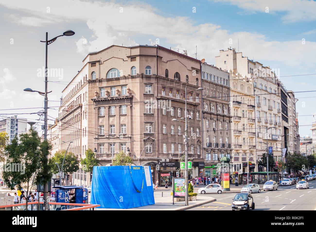 Belgrade city street hi-res stock photography and images - Alamy
