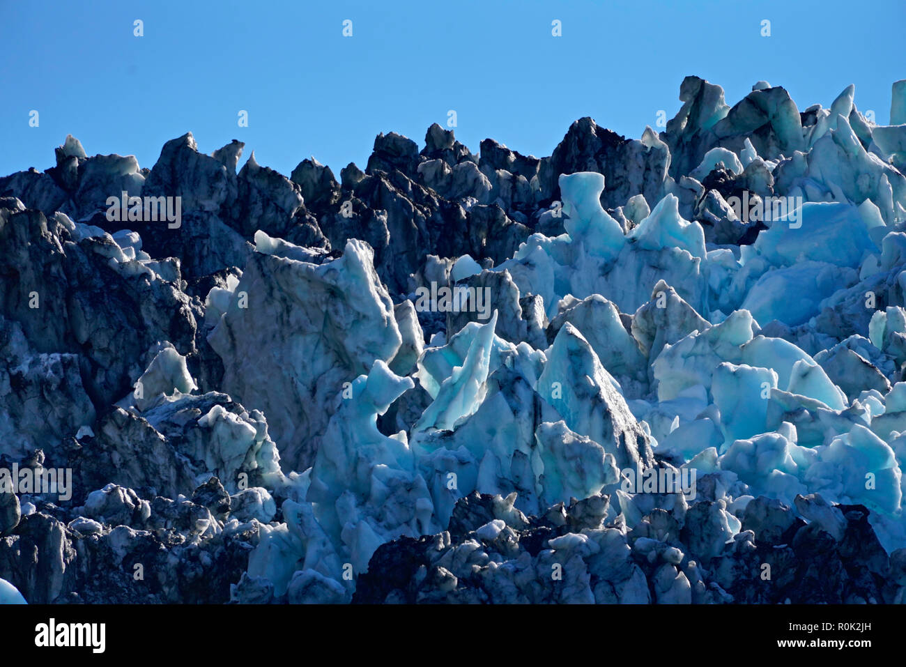 Old ice, Garibaldi glacier Stock Photo - Alamy