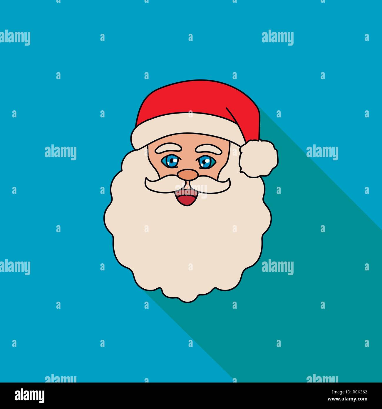 Man face blue hat Stock Vector Images - Alamy