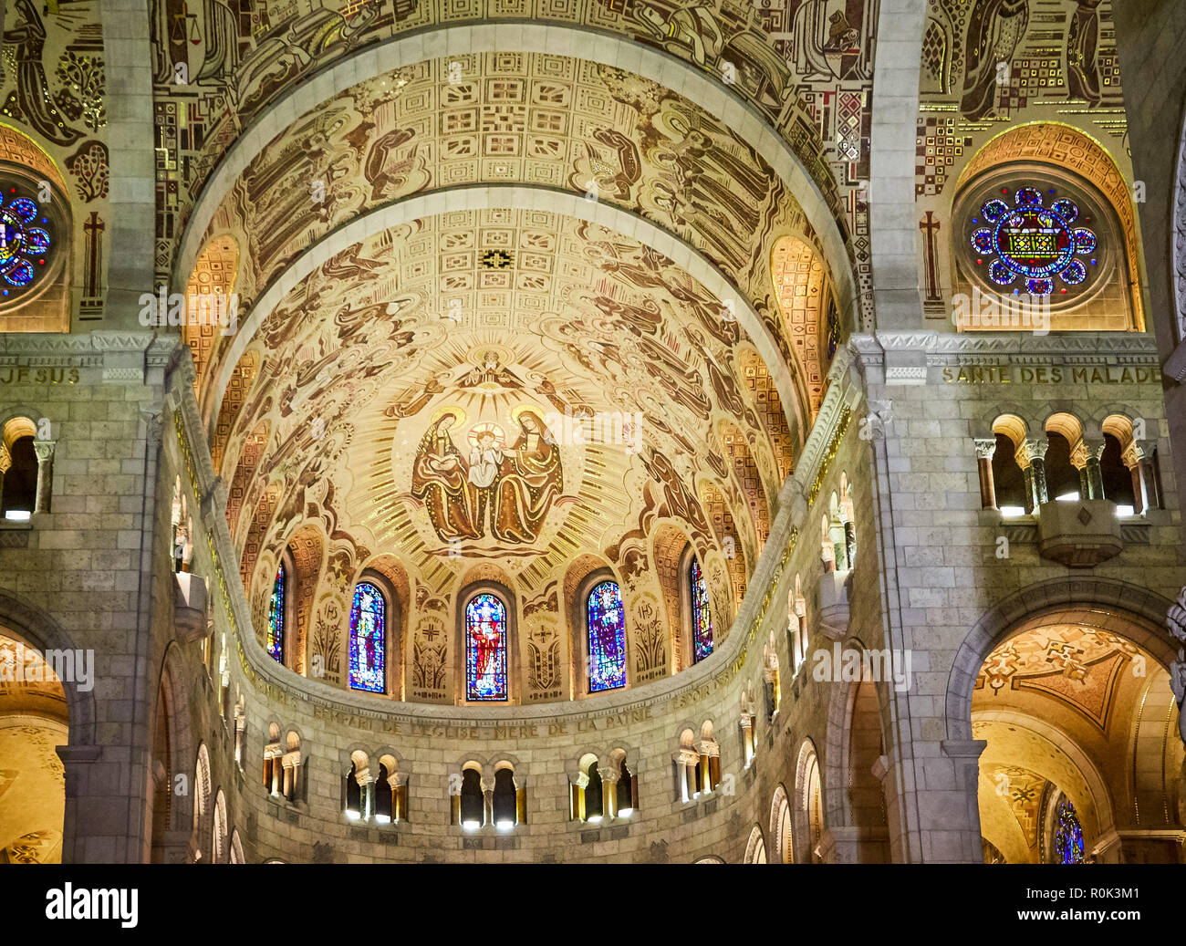 The Famous Sainte-Anne-de-Beaupre Catholic Church in Quebec Canada near ...