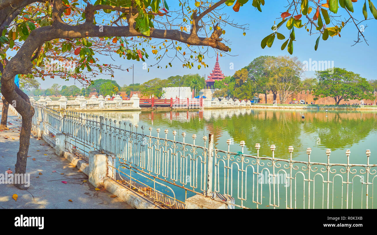 Mandalay Palace Moat High Resolution Stock Photography and Images - Alamy