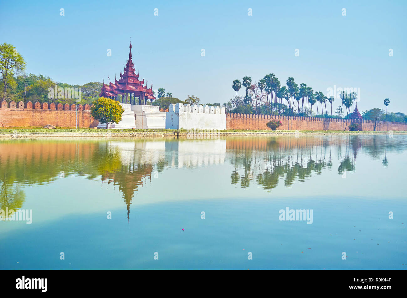 The former residence of Burmese monarchy located in the Palace with ...
