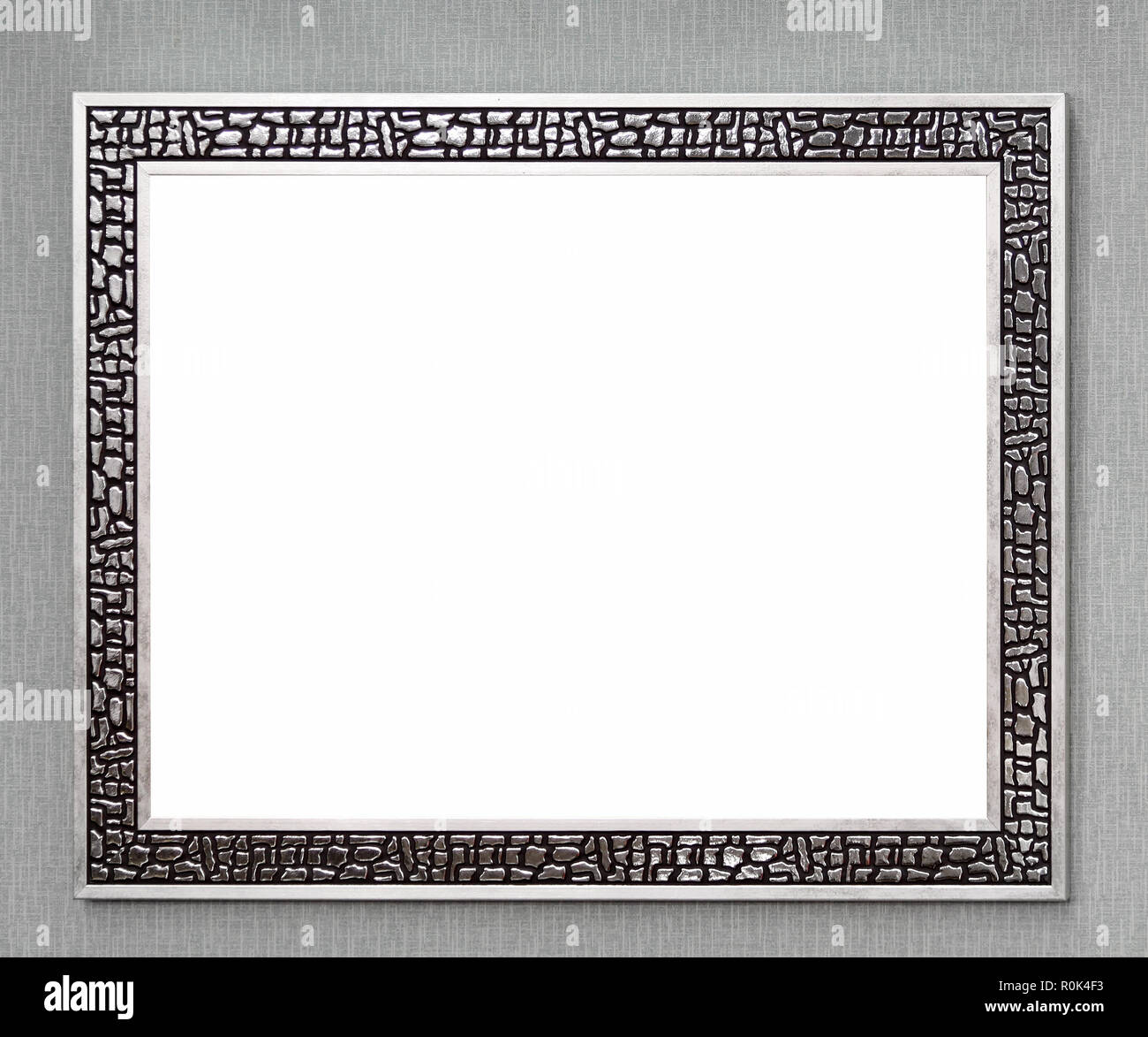 Silver metal frame hi-res stock photography and images - Alamy