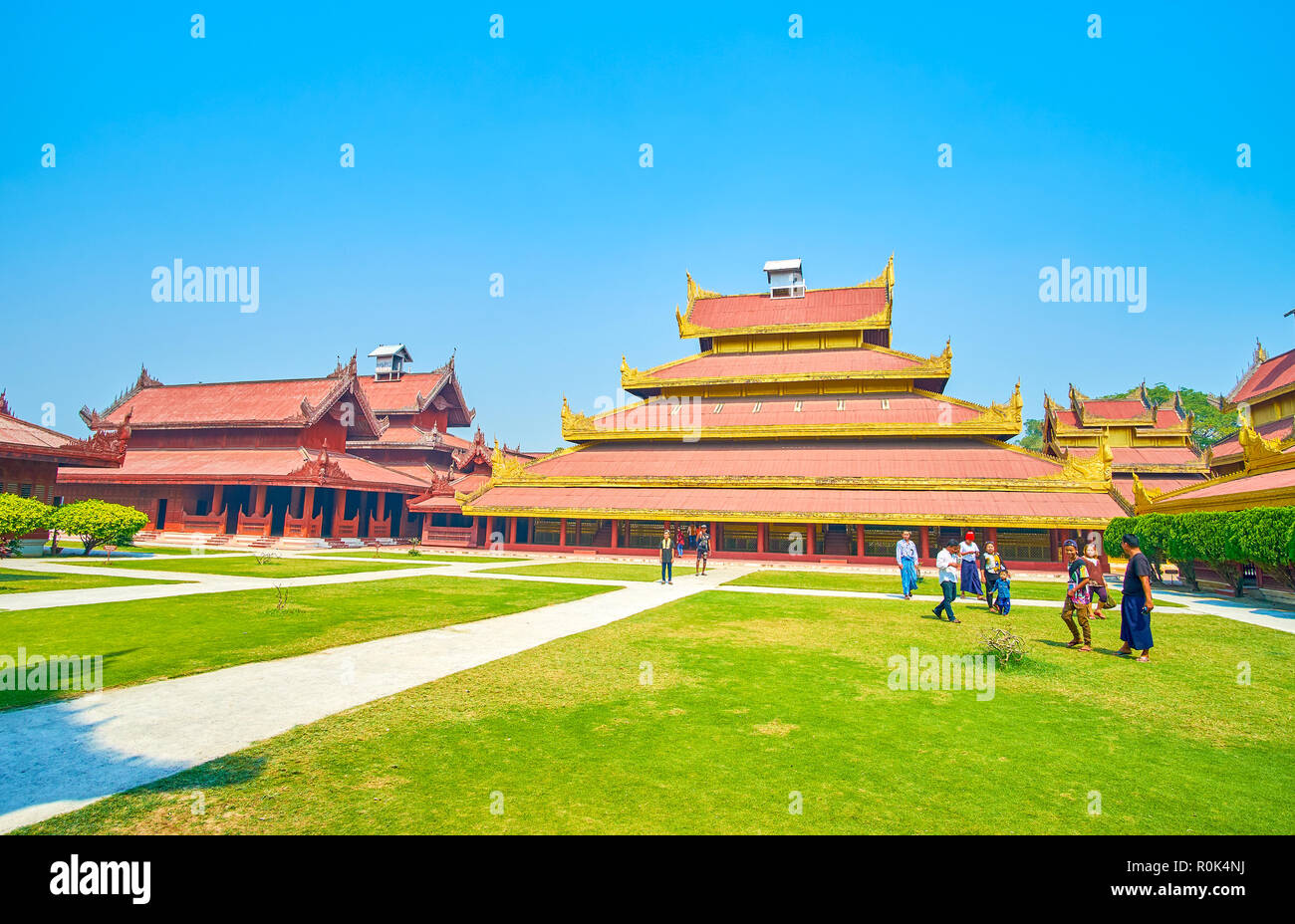 Myanmar building city glass hi-res stock photography and images - Alamy