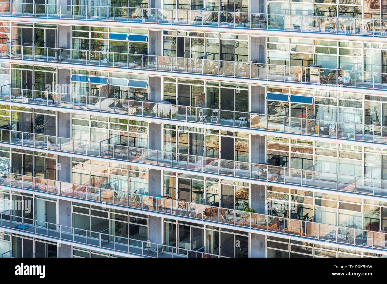 Multi unit condominium buildings in the South Loop neighborhood Stock ...