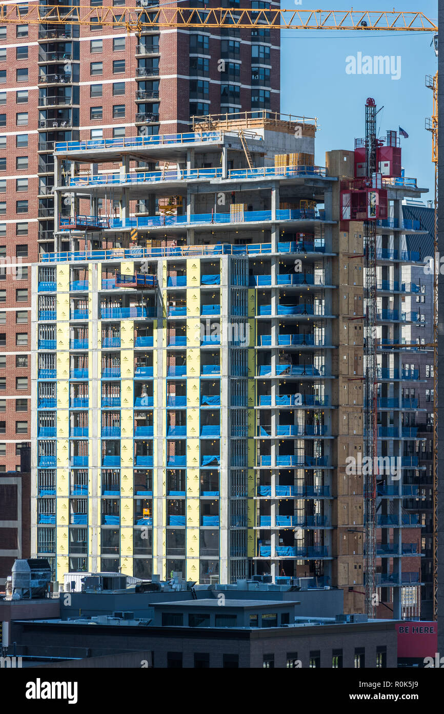 Multi unit condominium building under construction in River North ...