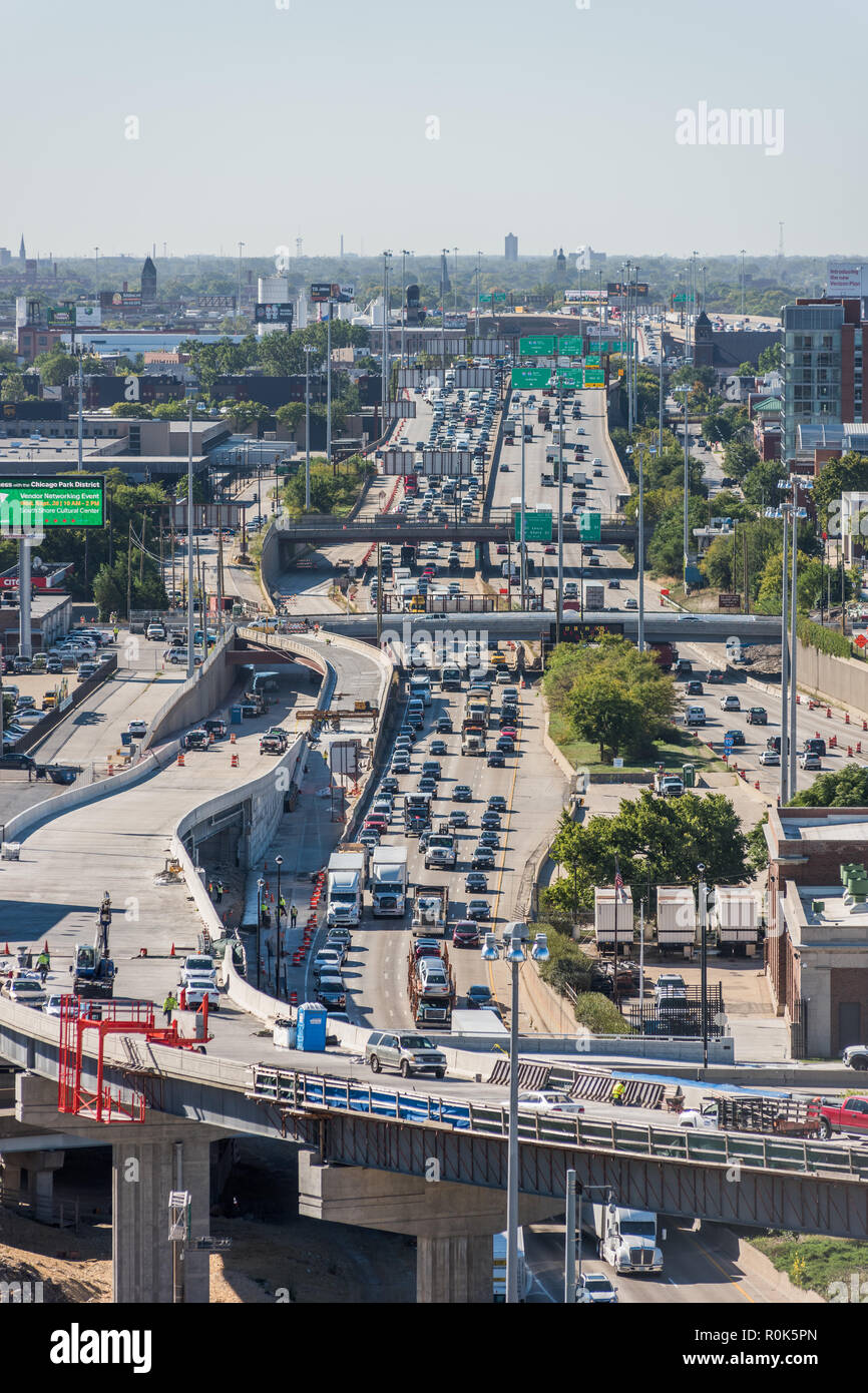 Dan ryan expressway hi-res stock photography and images - Alamy