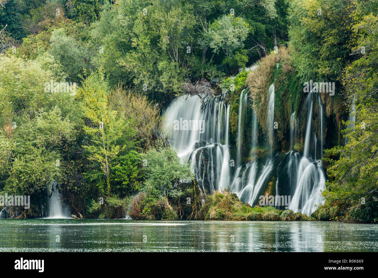 Roski Waterfall in Krka National Park,Croatia Stock Photo - Alamy