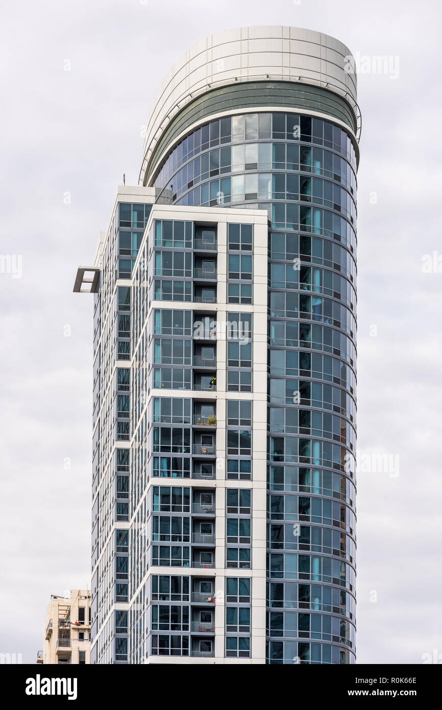 Multi unit condominium buildings in River North neighborhood Stock ...