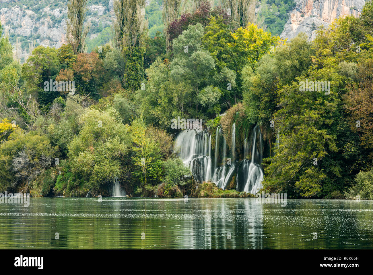 Waterfall roski slap in national hi-res stock photography and images ...