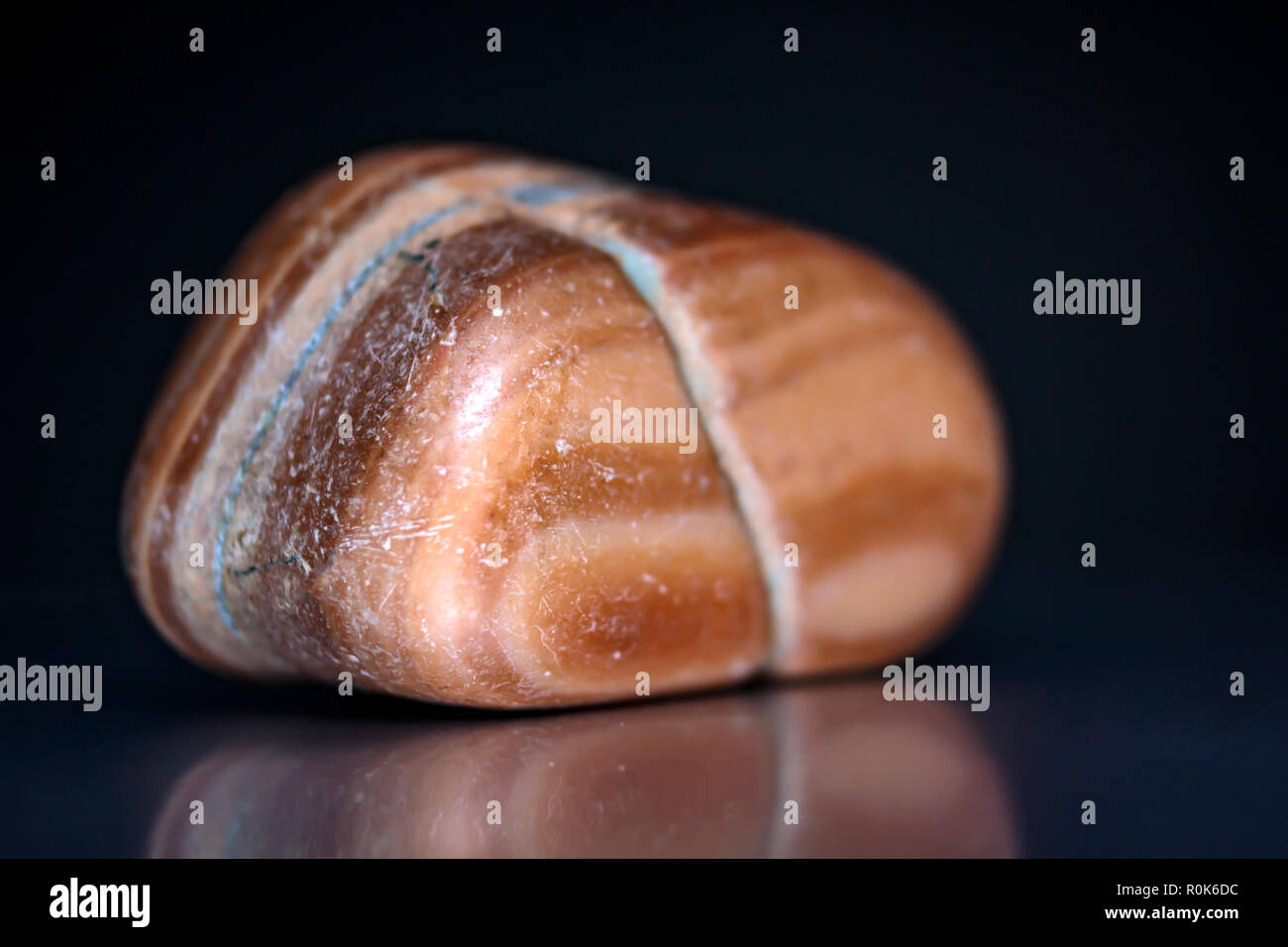 Red Malachite Stone Stock Photo - Alamy