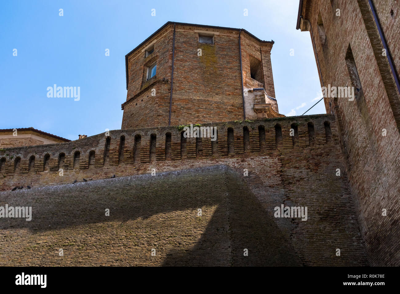 Scenes and details from the charming Italian village of Corinaldo, in ...