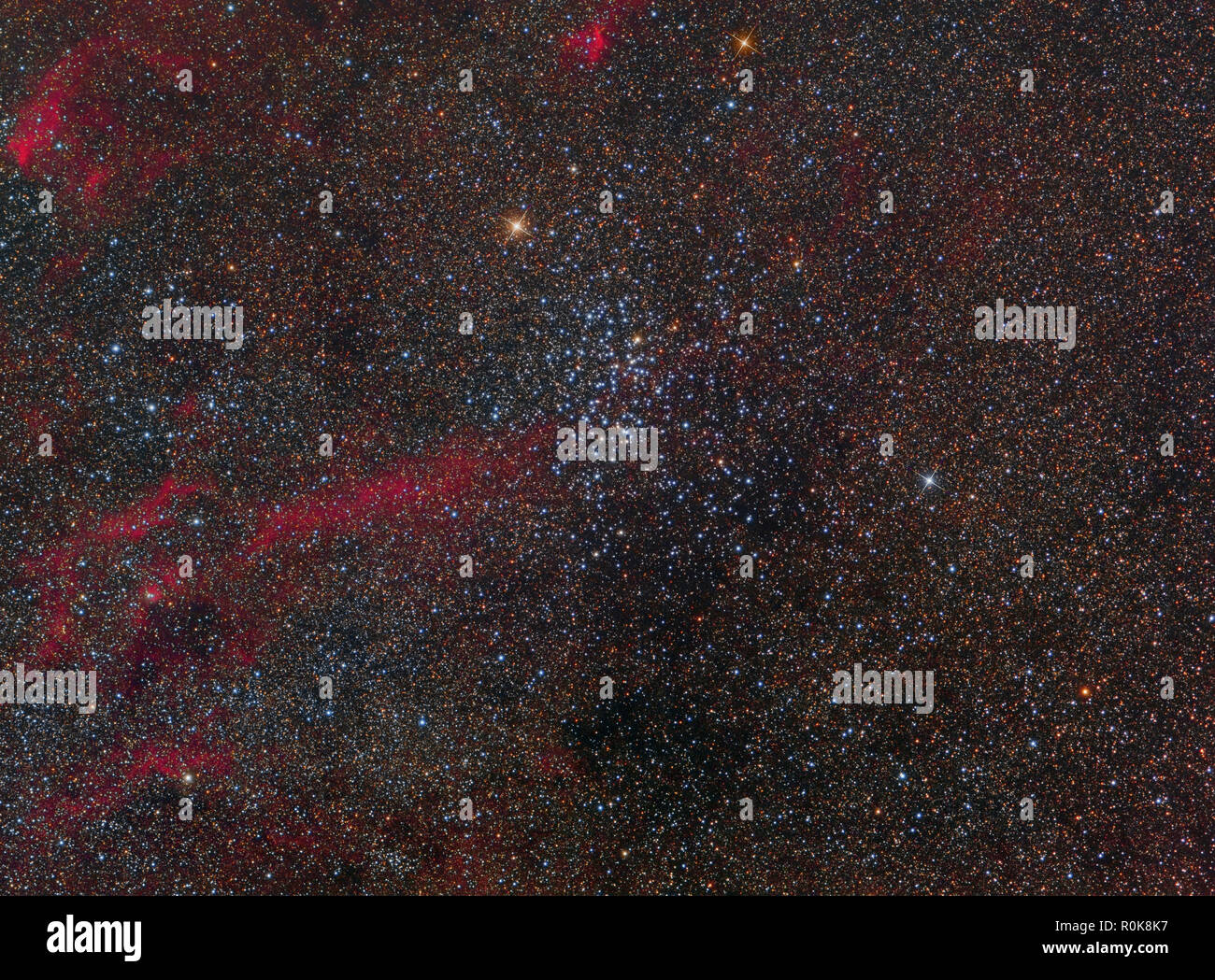 The Wishing Well star cluster, NGC 3532 Stock Photo - Alamy